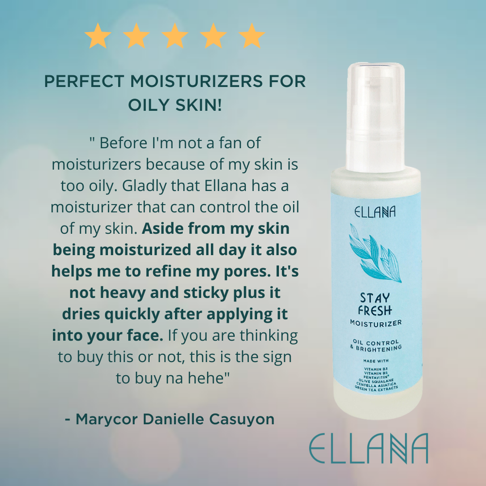 Stay Fresh Moisturizer | Controls Oil and Brightens - Ellana Cosmetics